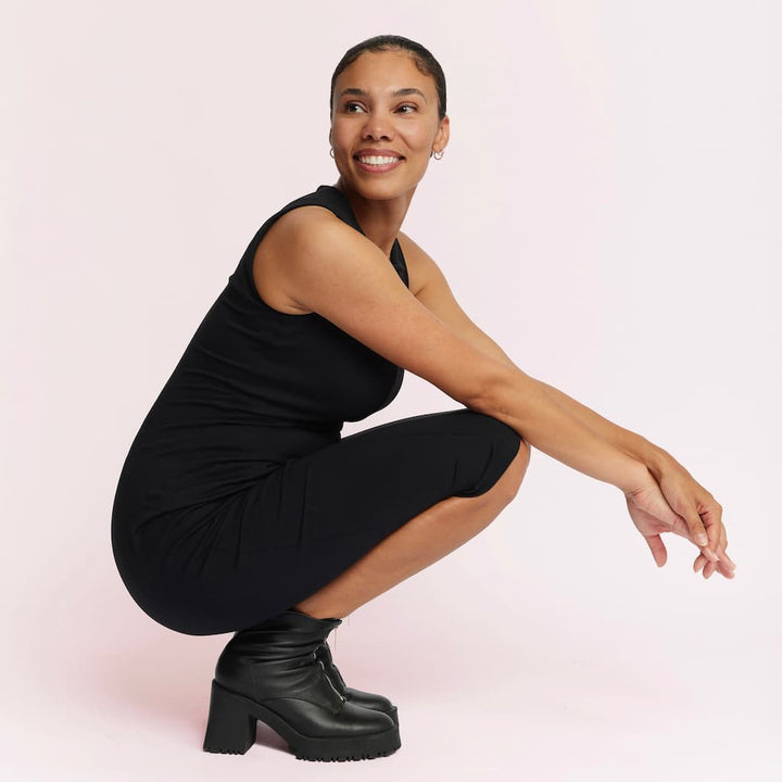 Classic construction, premium stretch fabric for a perfect fit – a-dress